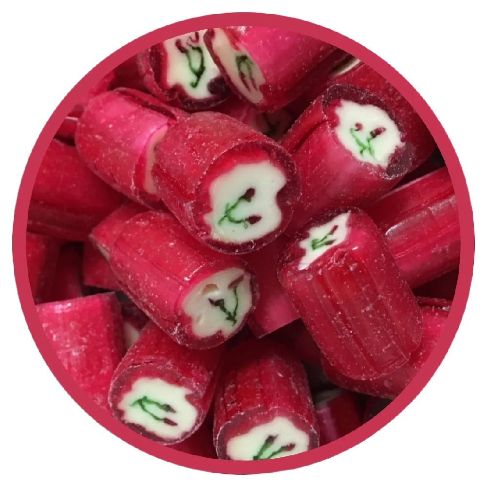 Scott Bros Candy Vintage Cherry Rock Boiled Sweets Jar 155g Aust Made ...