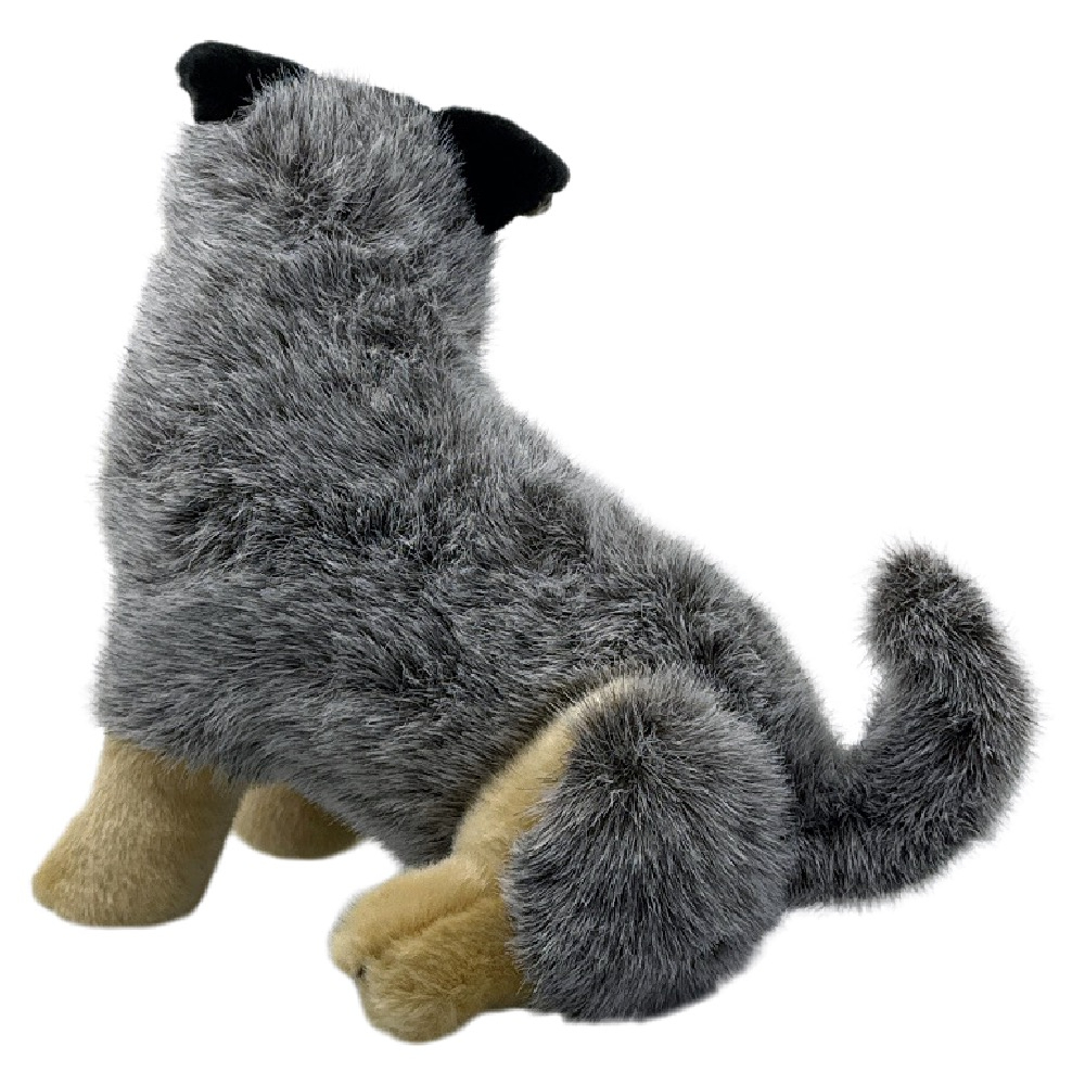 Bocchetta Plush Toys "Bluey" Blue Heeler Cattle Dog Stuffed Sitting ...