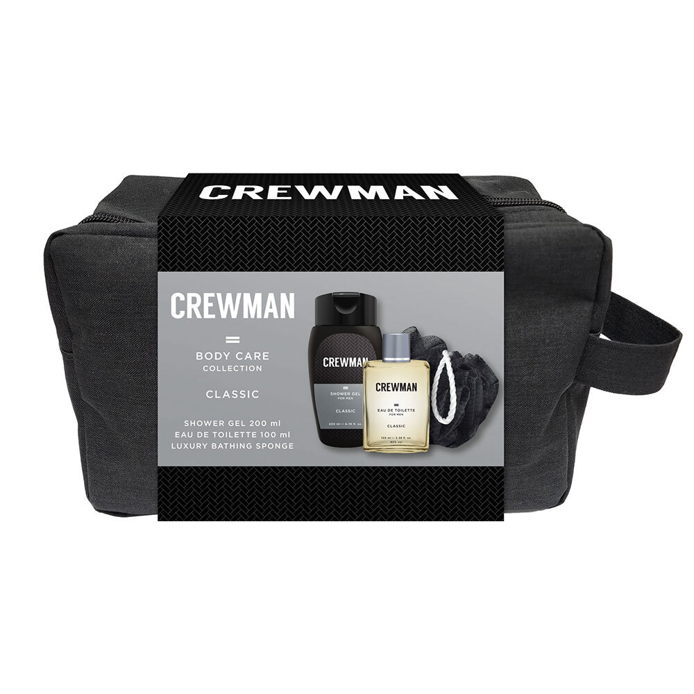 Crewman Mens Classic Eau De Toillete 100ml and Body Wash 200ml Body ...