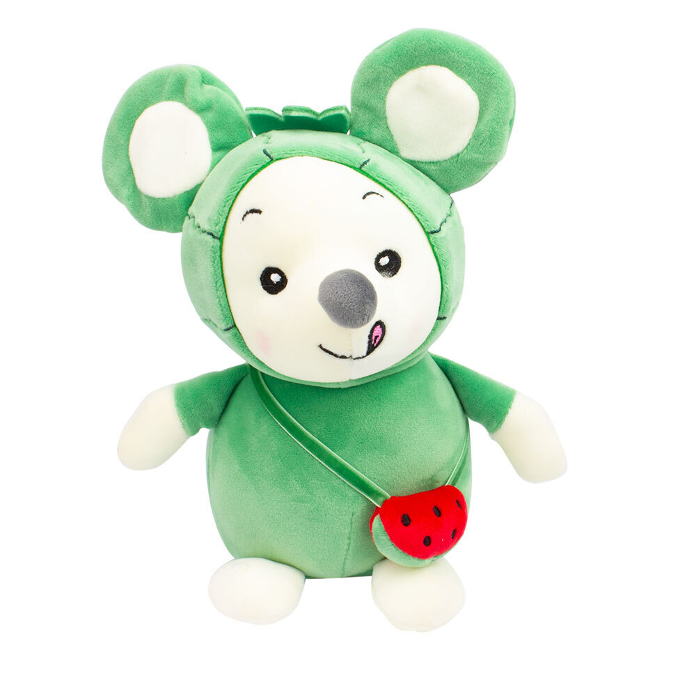 Soft Toys Stuffed Mouse Green 24cm - Simply For Me