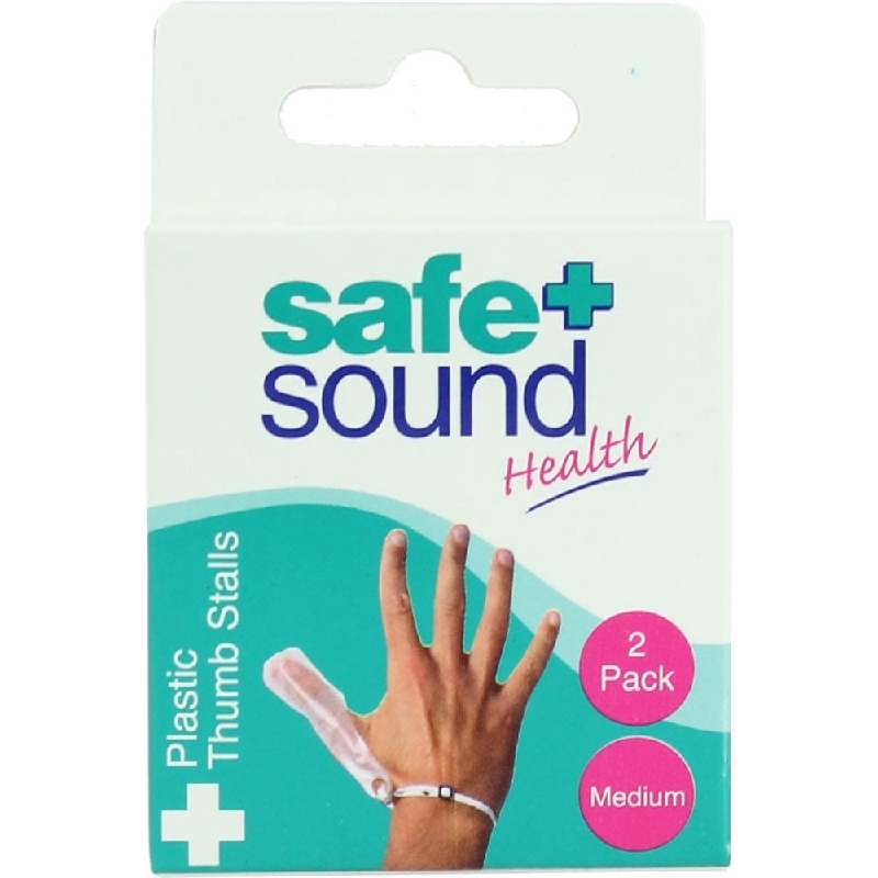 Safe + Sound Thumbstall Plastic Med Srt - Simply For Me
