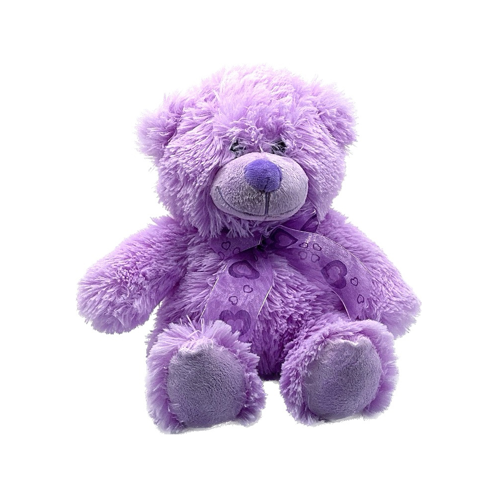 Soft Toys Huggable Teddy Bear Stuffed Toy Lilac 25cm - Simply For Me