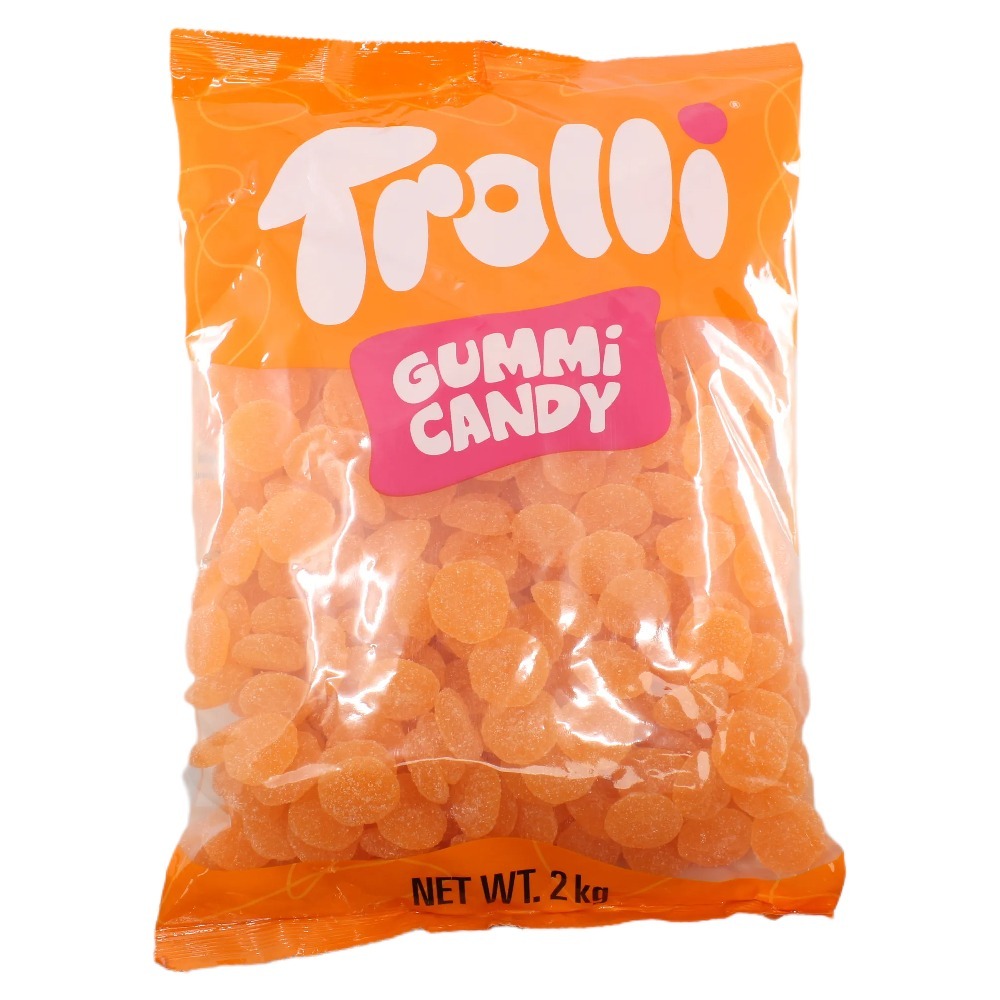 Trolli Sour Mandarines Candy Lollies Sweets Bulk Pack 2kg - Simply For Me
