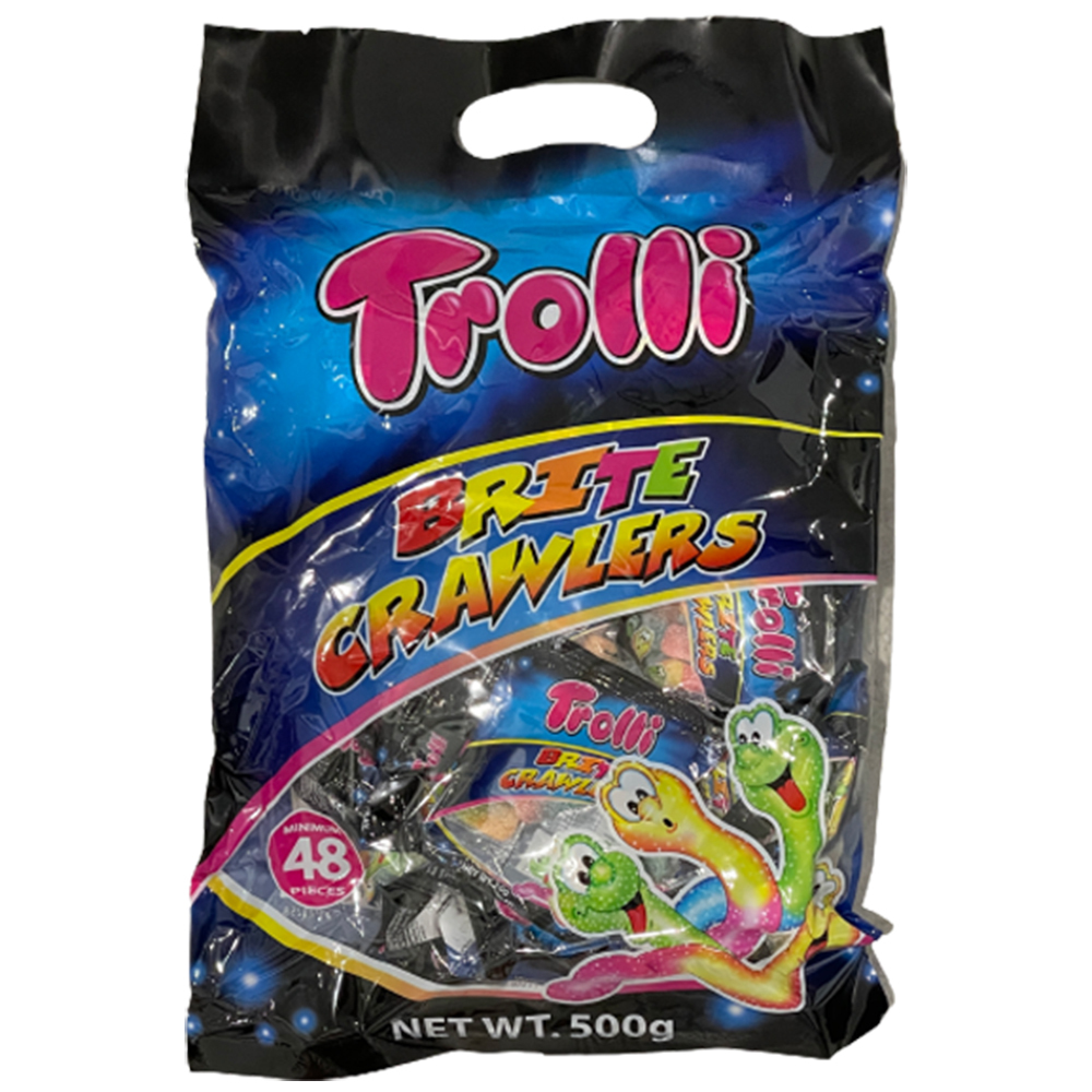 Trolli Brite Crawlers Bulk Pack Lollies 500g - Simply For Me